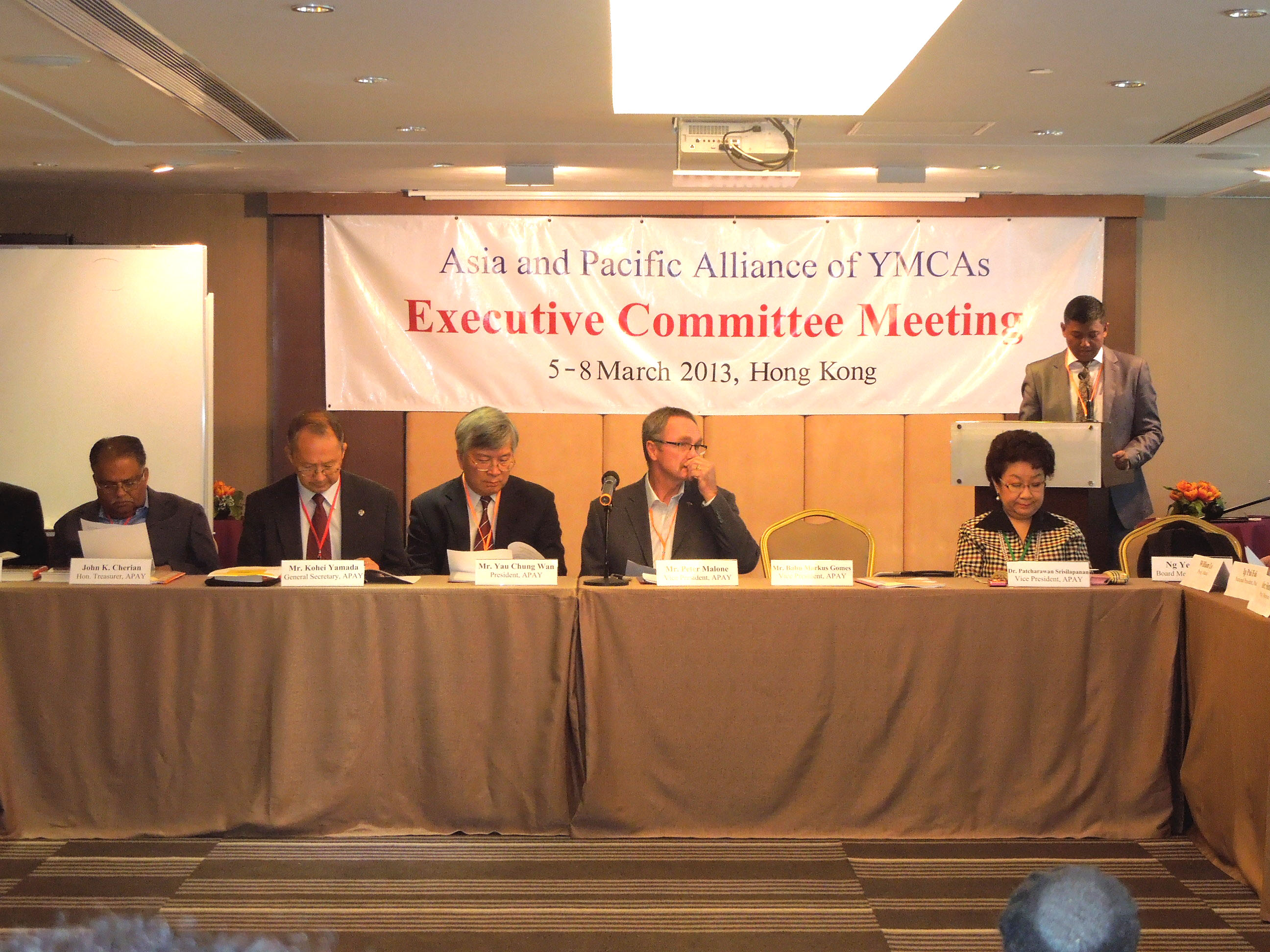Executive Committee Meetings of Asia and Pacific Alliance of YMCAs
